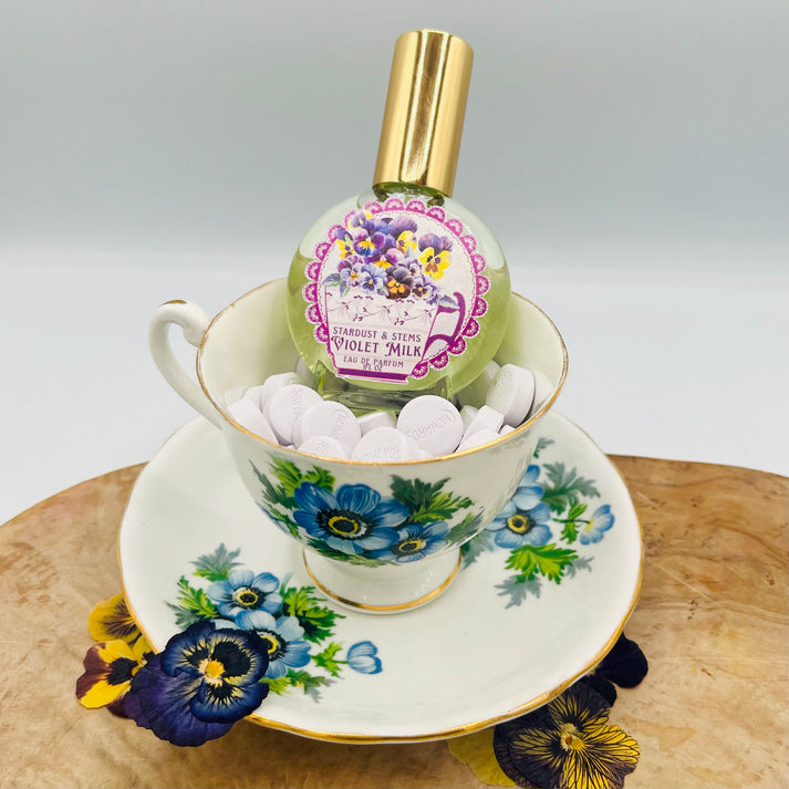 Violet Milk Perfume | Creamy Violet & Soft Milk Scent | Stardust & Stems