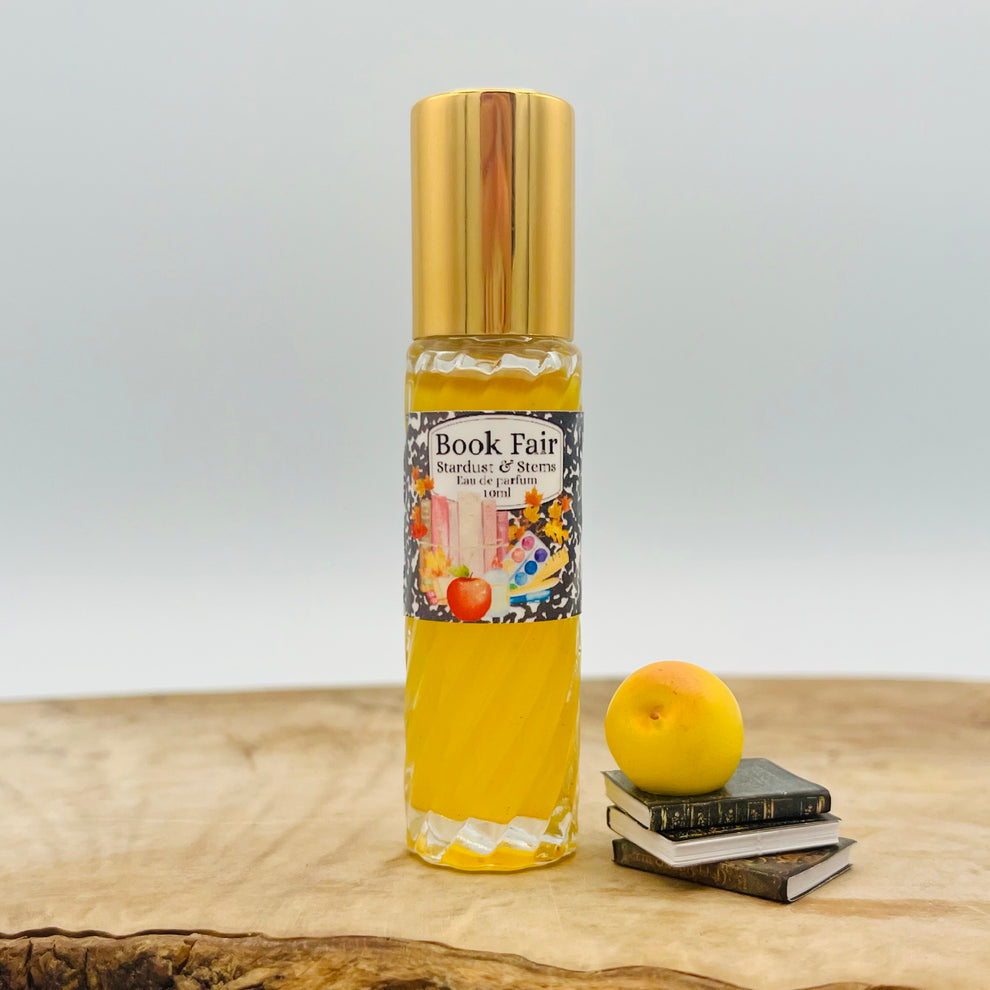 Book Fair Perfume | Old Book & Library Fragrance – Stardust & Stems